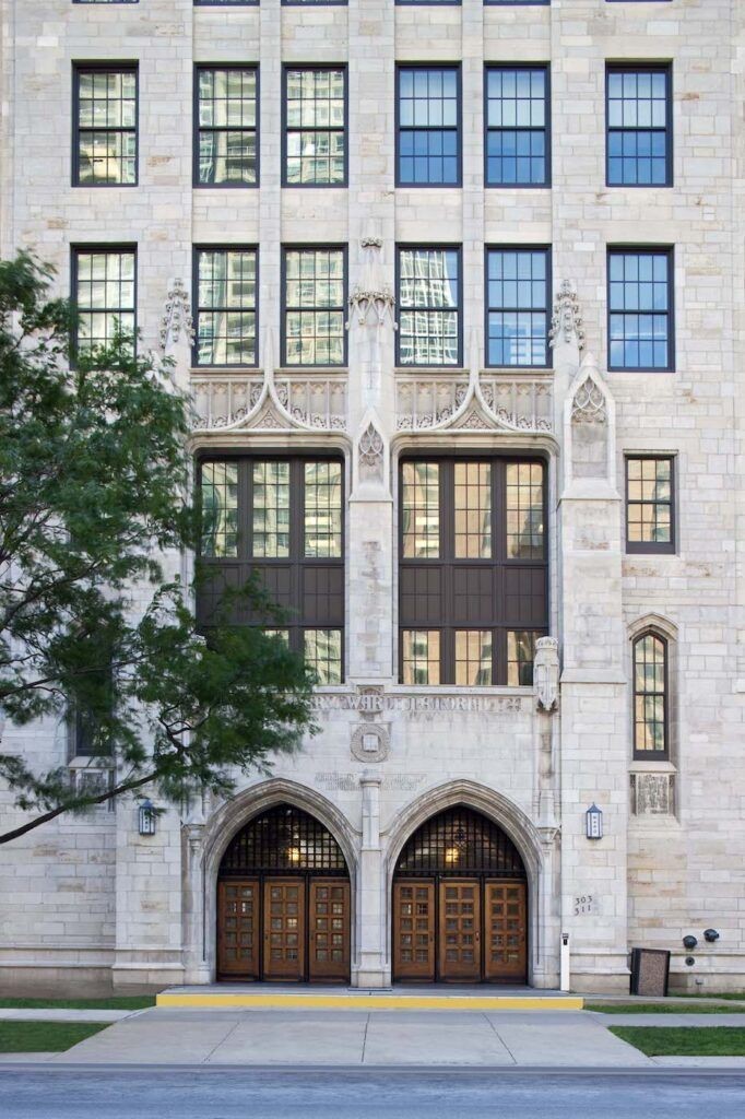 Northwestern University Montgomery Ward Building - Kawneer