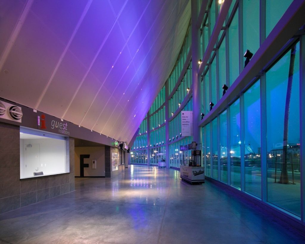 Stockton Arena - Kawneer Sports Facilities Projects