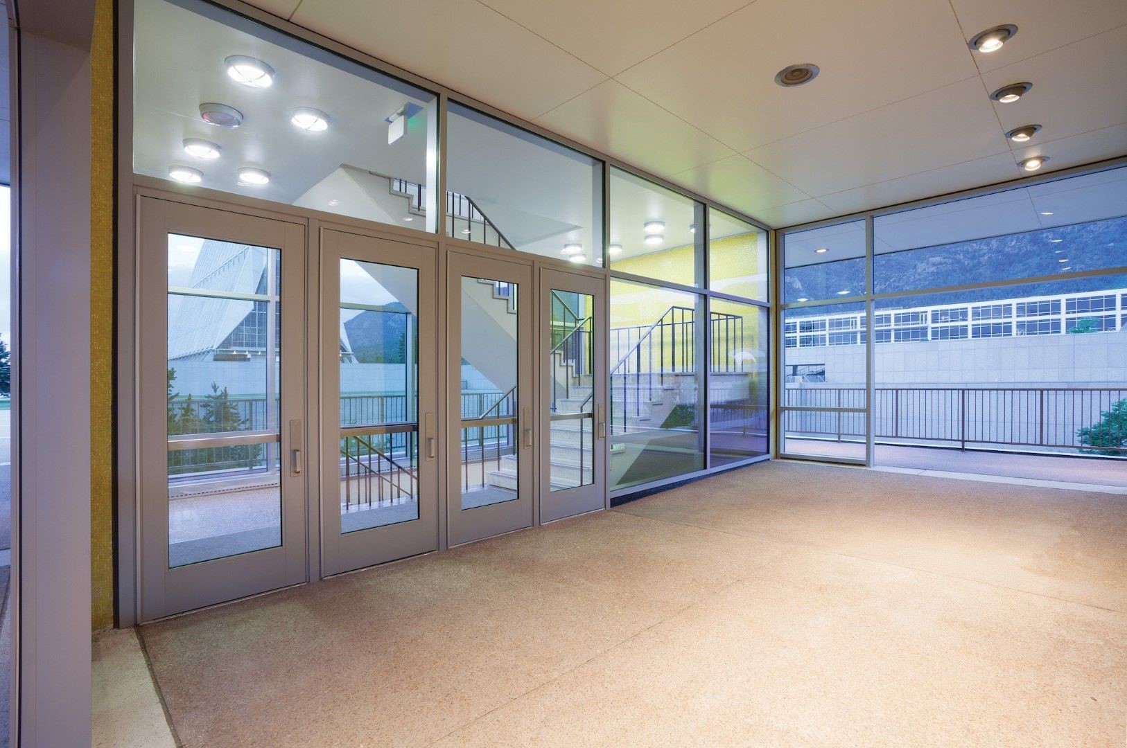 Vandenberg Hall, U.S. Air Force Academy - Kawneer Remodel and Retrofit